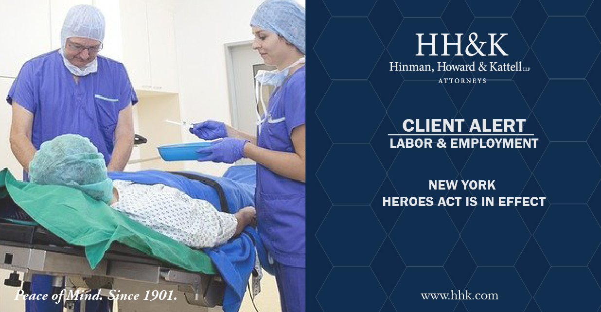 Client Alert – NY Heroes Act Is In Effect | Hinman, Howard & Kattell ...