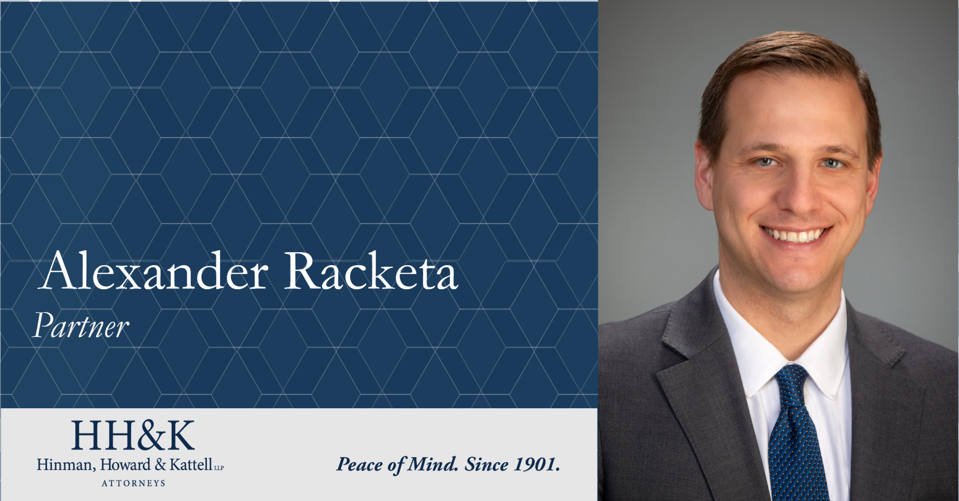 Congratulations to Alexander Racketa! | HH&K, LLP Attorneys